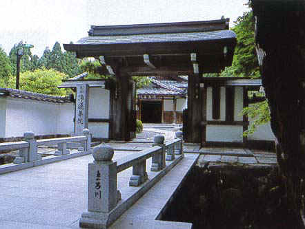 Entrance of a Japanese temple